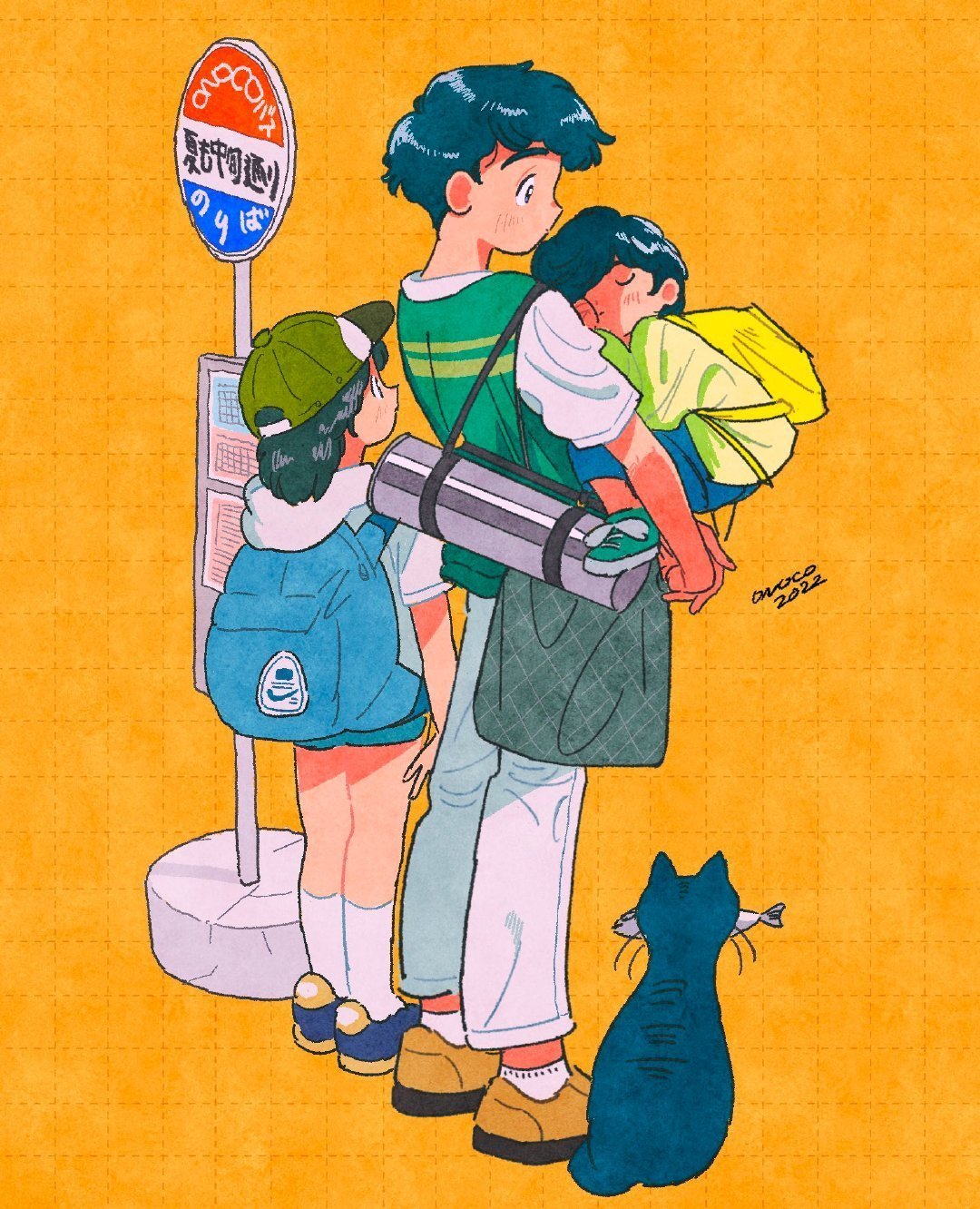 一组动漫风人物插画设计欣赏 ： ONOCO.__财经头条