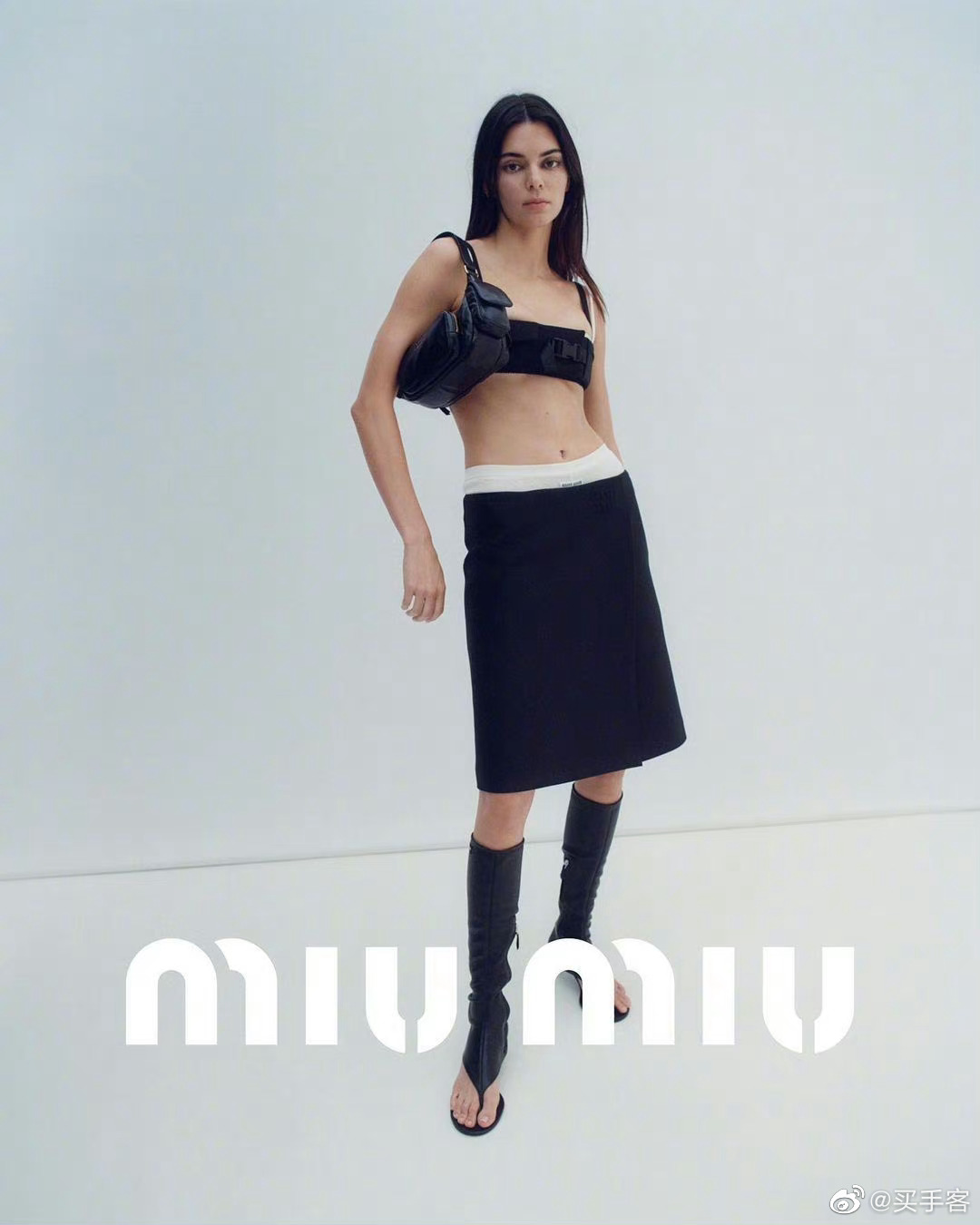 Kendall Jenner演绎MIU MIU 2023春夏系列广告大片