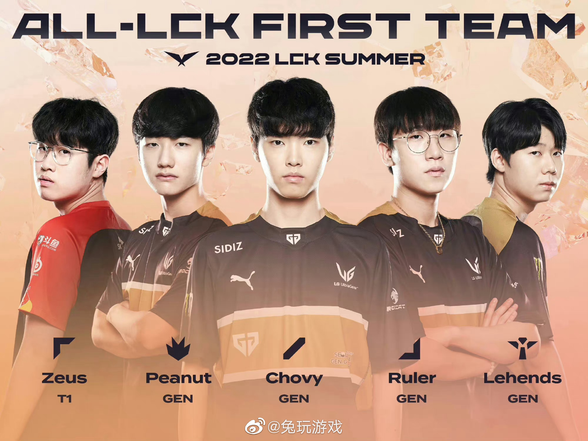 Zeus已经连续三次夺得LCK一阵！