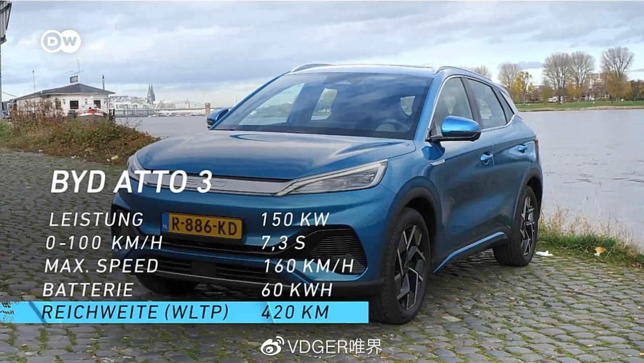 比亚迪ATTO 3在欧洲市场一战成名，当地人为何如此偏爱？