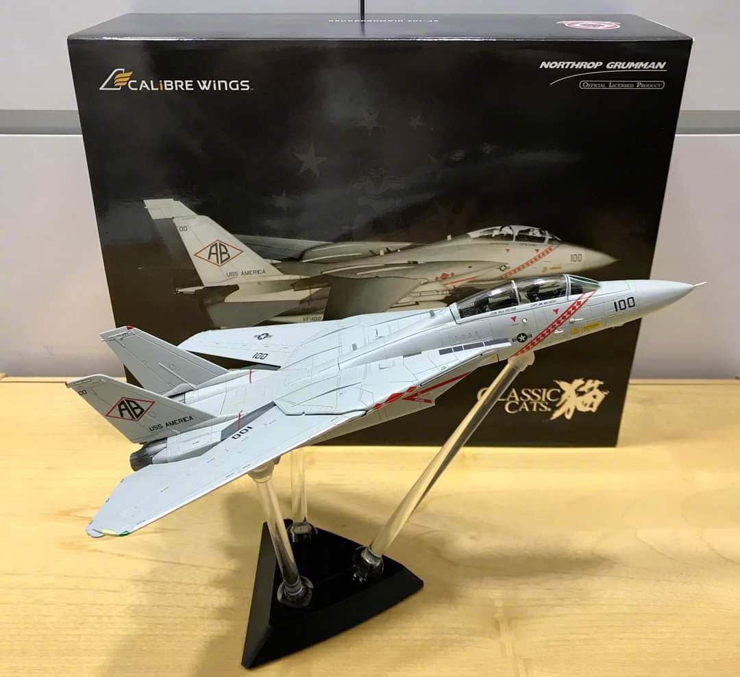 Calibre Wings F-14A VF-102 菱背响尾蛇中队本月即将上市！
