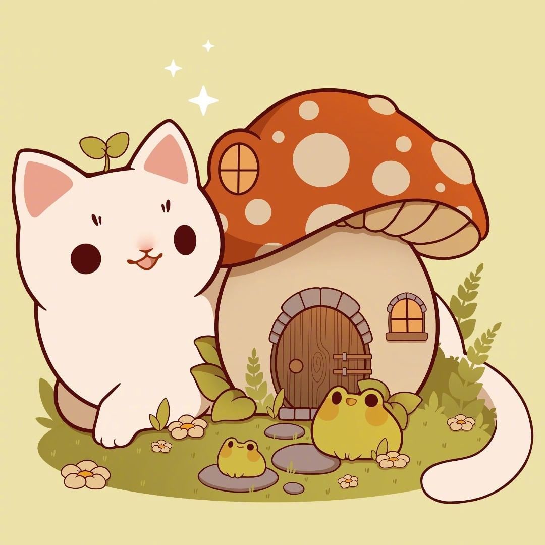 来自插画师 Rihn 笔下萌萌的蛙__财经头条