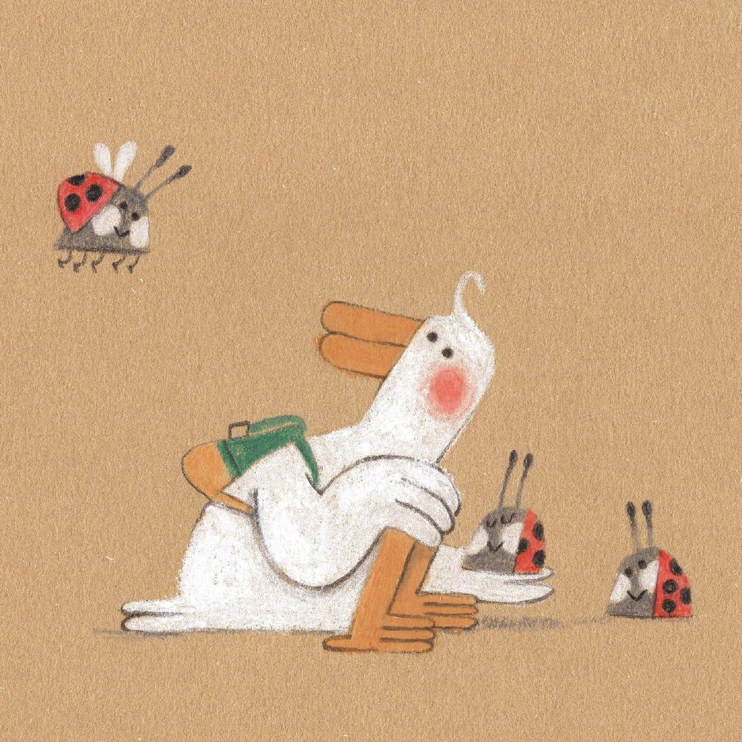 一组治愈美好的插画设计 ：Mojca Novak__财经头条