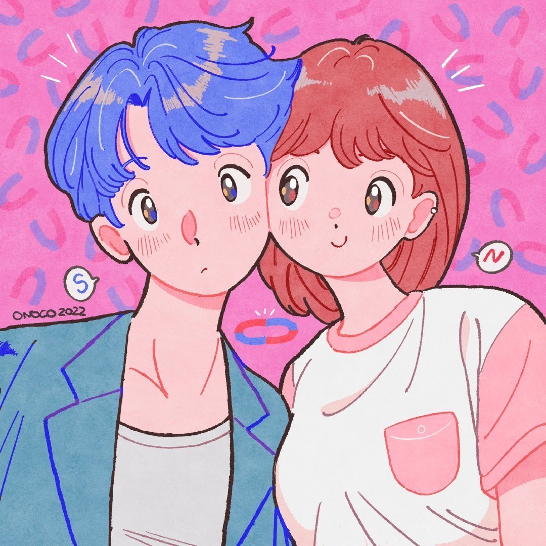 一组动漫风人物插画设计欣赏 ： ONOCO.__财经头条