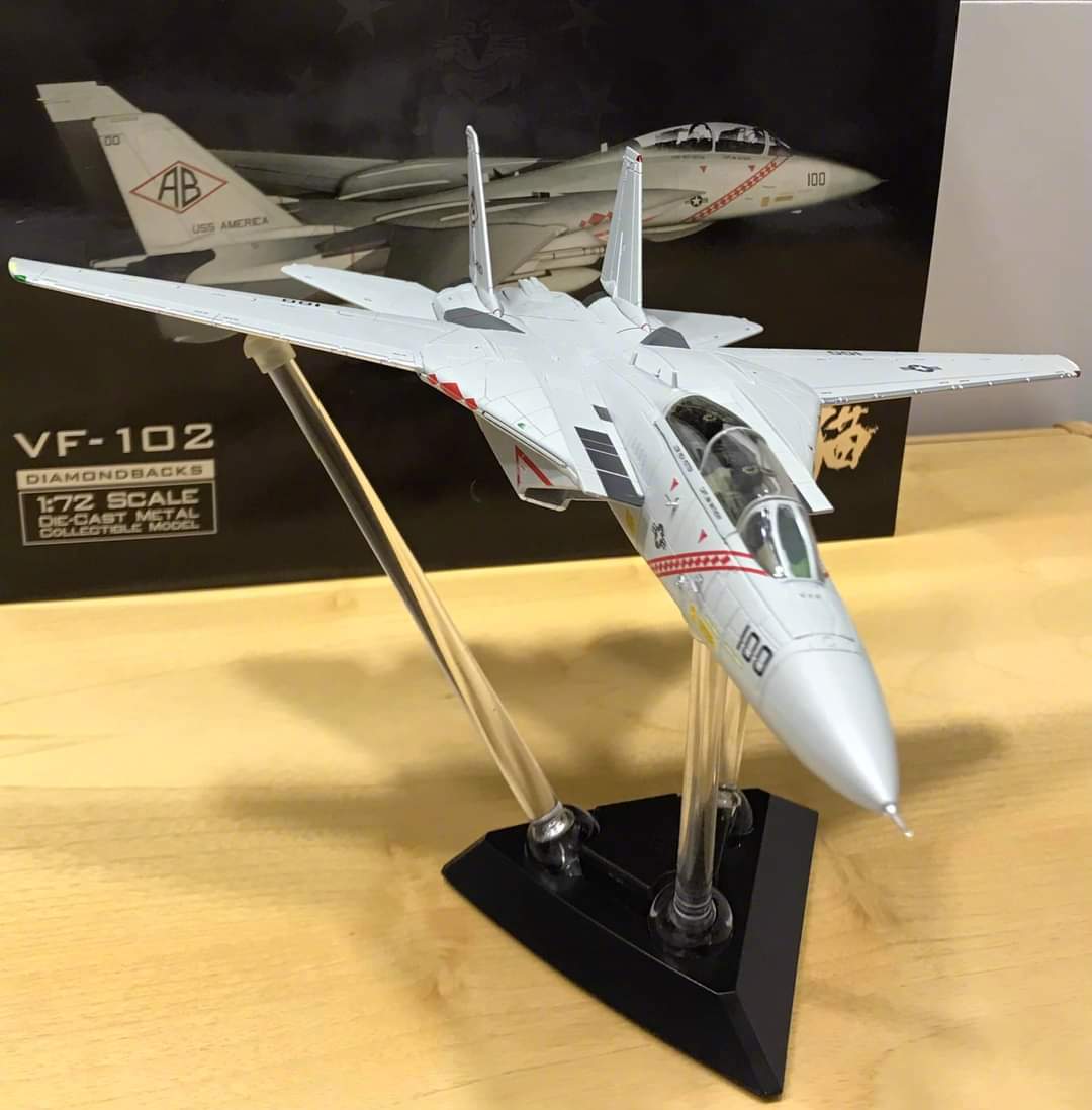 Calibre Wings F-14A VF-102 菱背响尾蛇中队本月即将上市！__财经头条