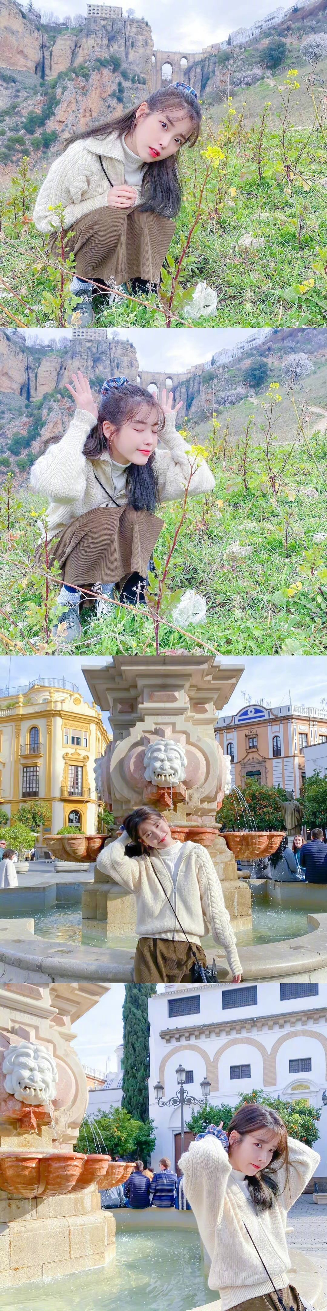 IU 女生的旅行照拍照范本__财经头条
