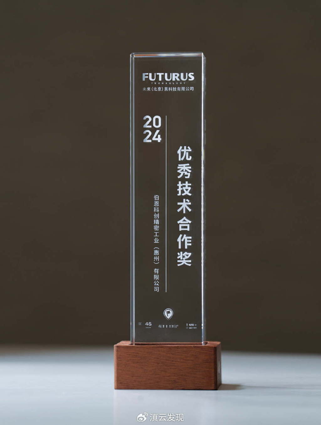 伯恩光学荣获FUTURUS“2024优秀技术合作奖”-新浪汽车