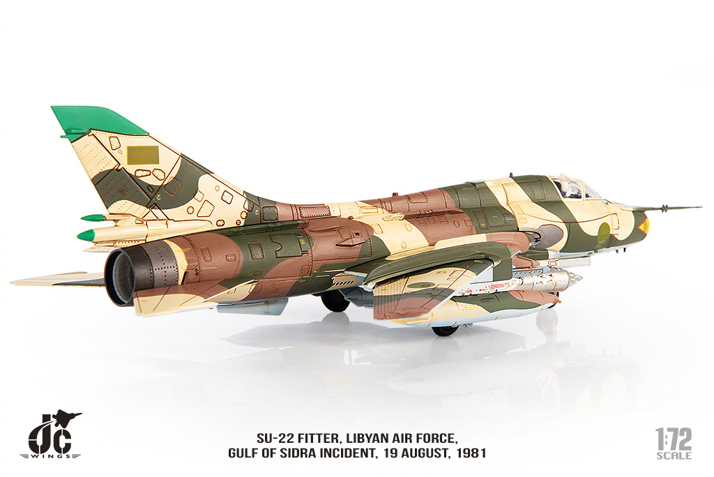 JC wings 1/72 SU-22攻击机利比亚空军，1981年锡德拉湾空战！__财经头条