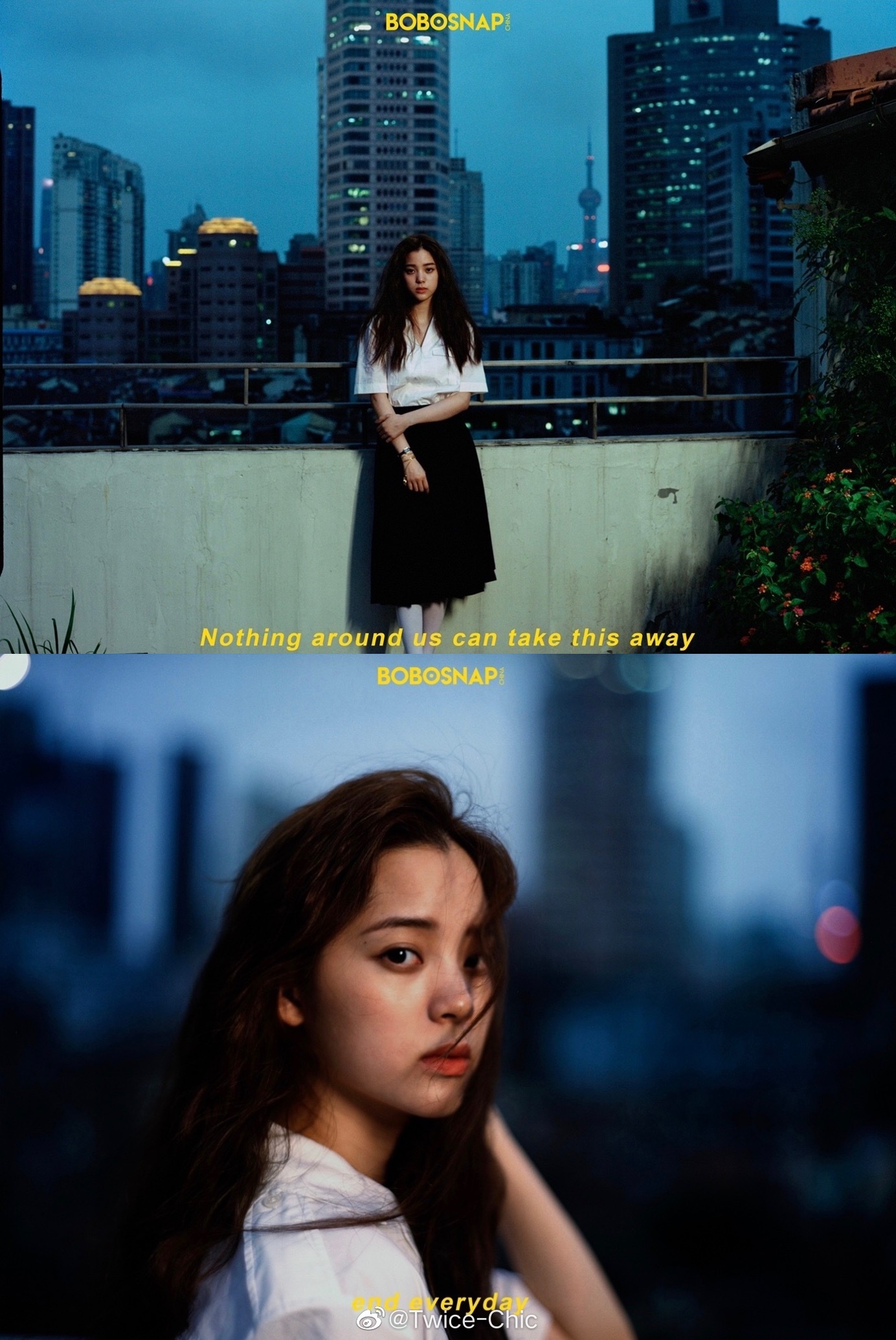 欧阳娜娜 x BOBOSNAP | 从日光微曦的早晨，到坐拥夜幕的傍晚