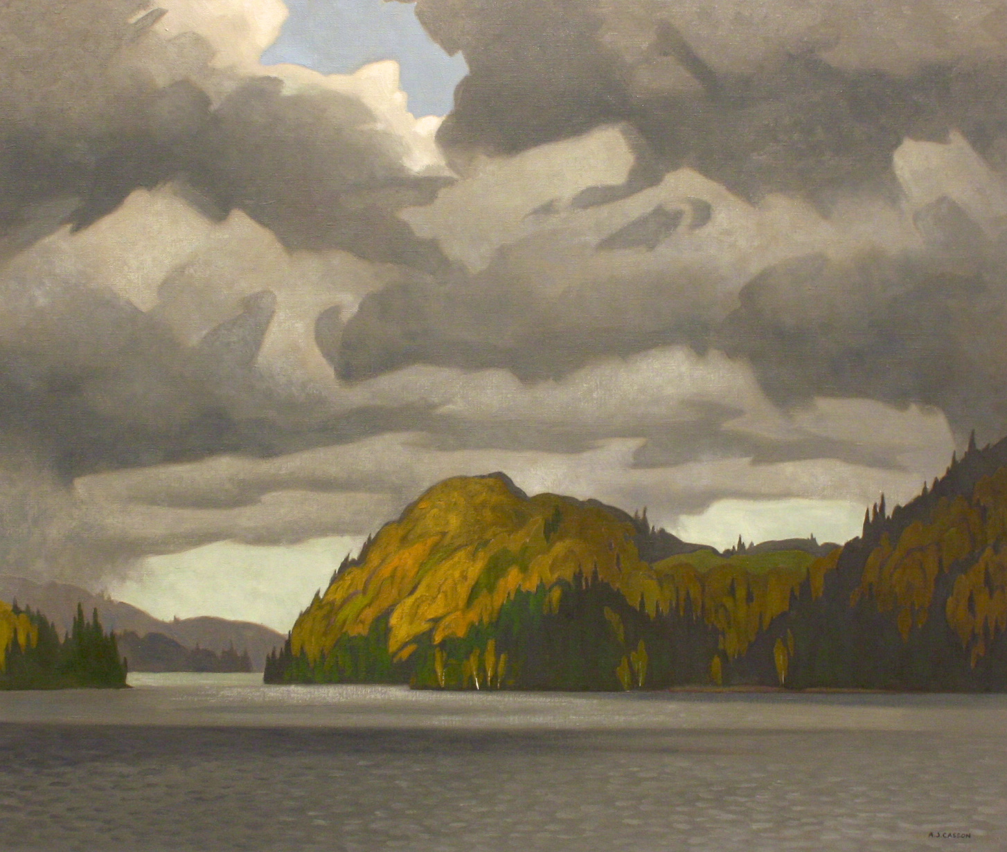 画家 Alfred Joseph Casson 风光绘画作品__财经头条