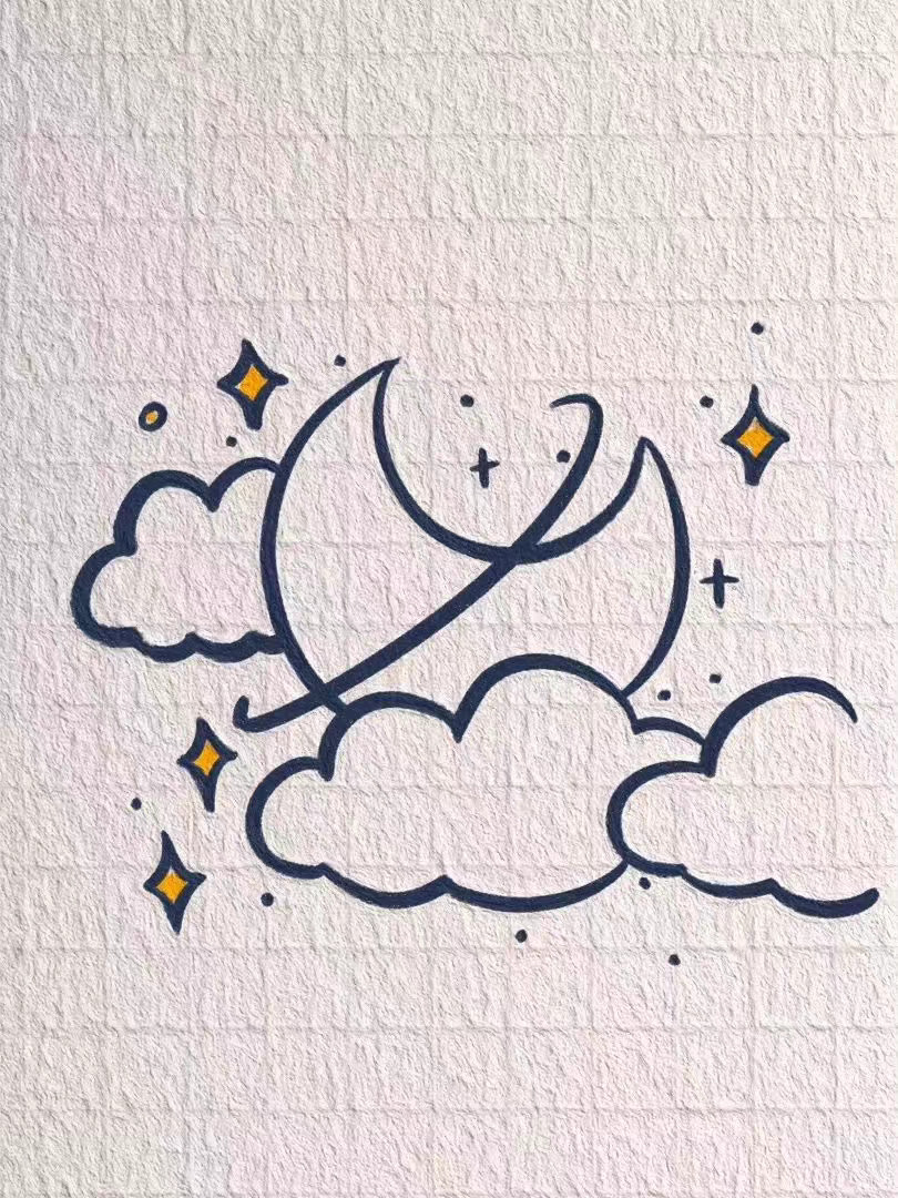 有手就会画超简单ins风简笔画