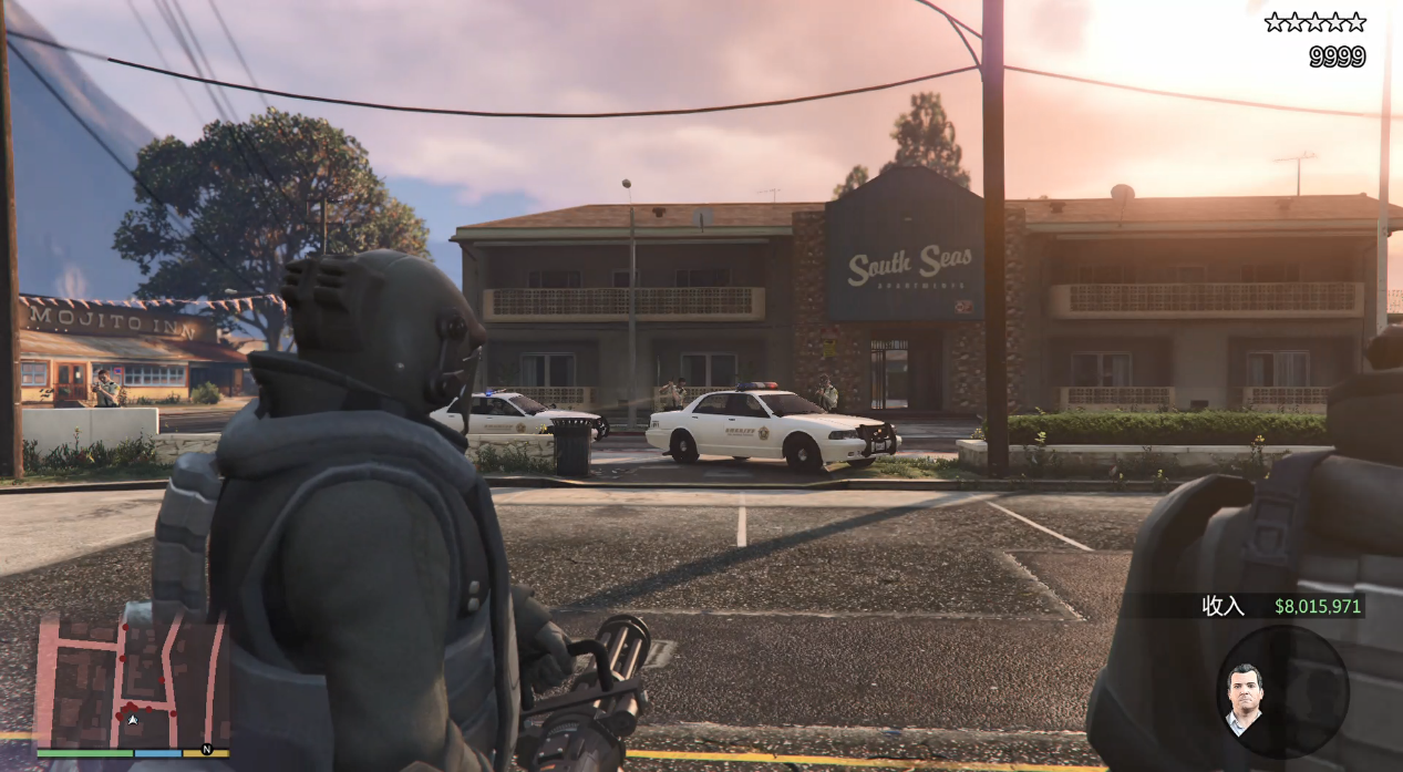 GTA5：游戏隐藏感情线？两次银行任务，透露老麦小富的父子情|富兰克林|麦克|小富_新浪新闻