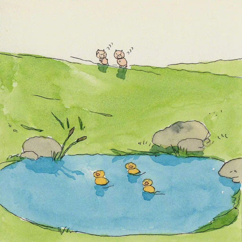 插画师 sseongryul 治愈系画作，画风配色很舒适