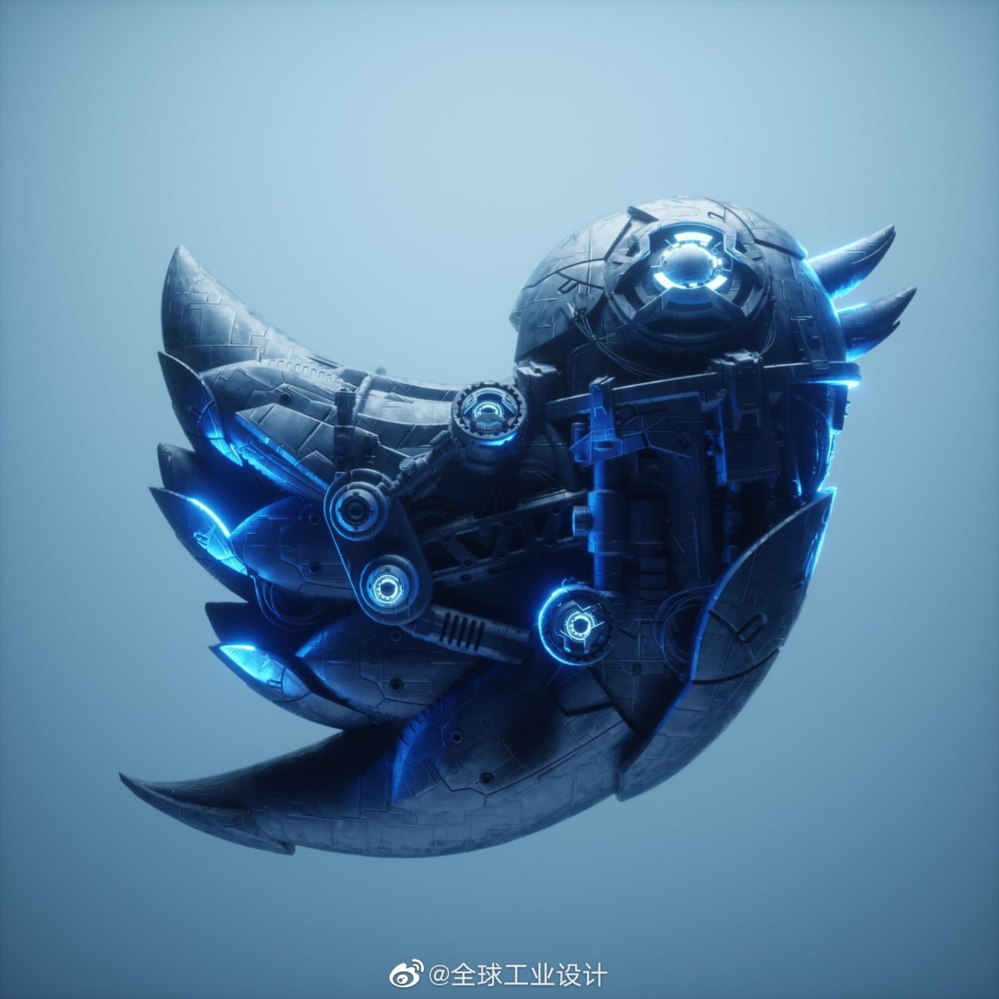 设计师halawany 用midjourney生成AI社交平台LOGO__财经头条