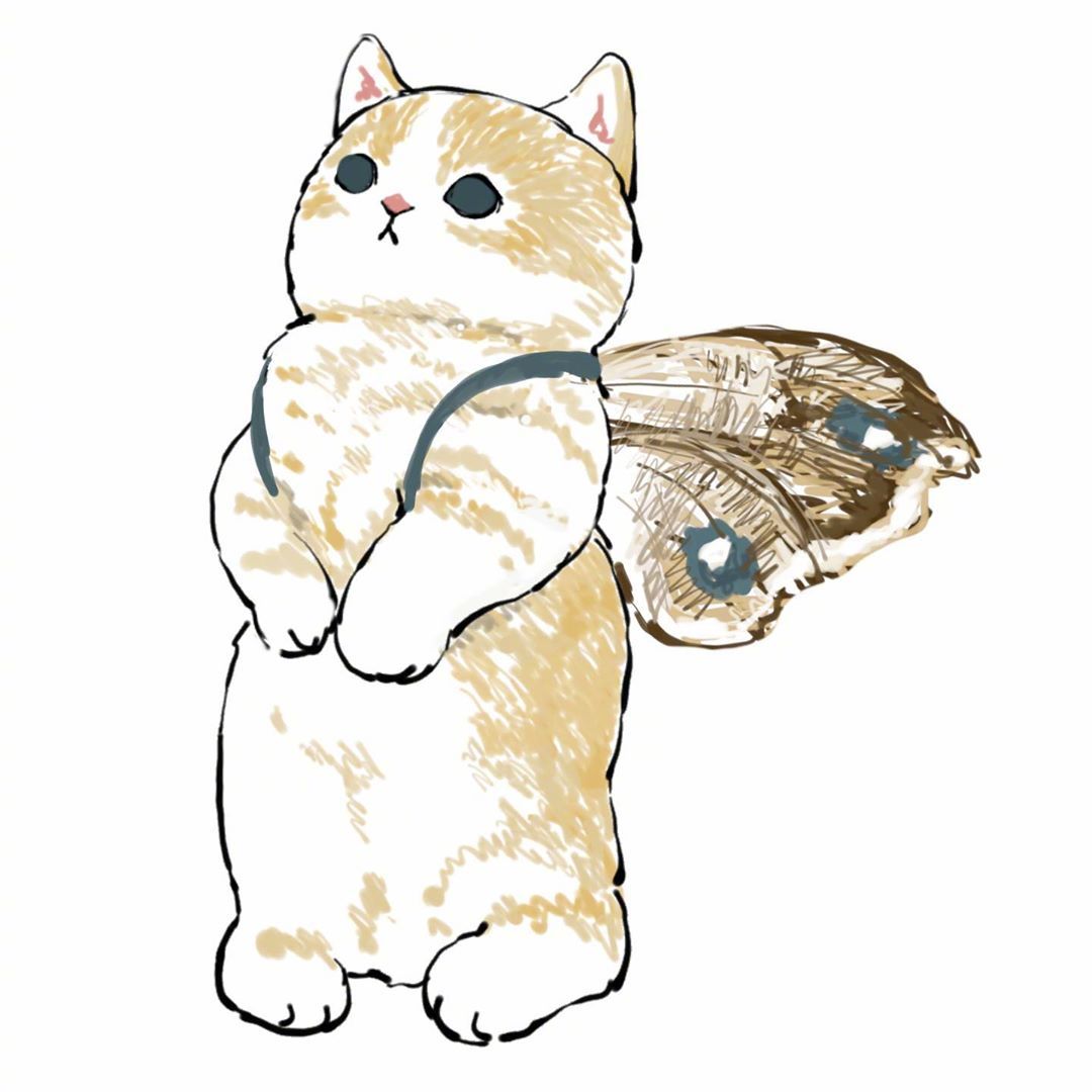 INS主mofu_sand根据以猫猫为原型创作的漫画，这也太可爱了吧！！