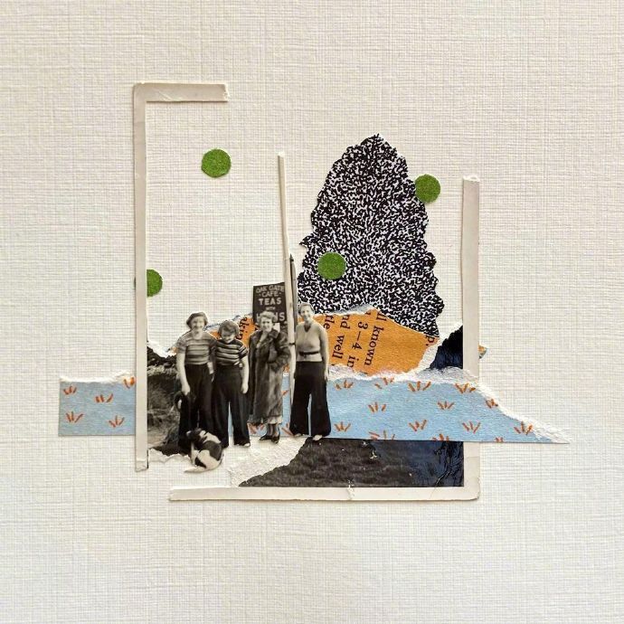 有趣的拼贴装饰画，自己也可以试一下！ by Carly Guppy__财经头条