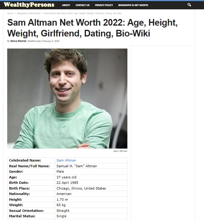 山姆·奥特曼（Sam Altman）小传：Y Combinator总裁和OpenAI掌门__财经头条
