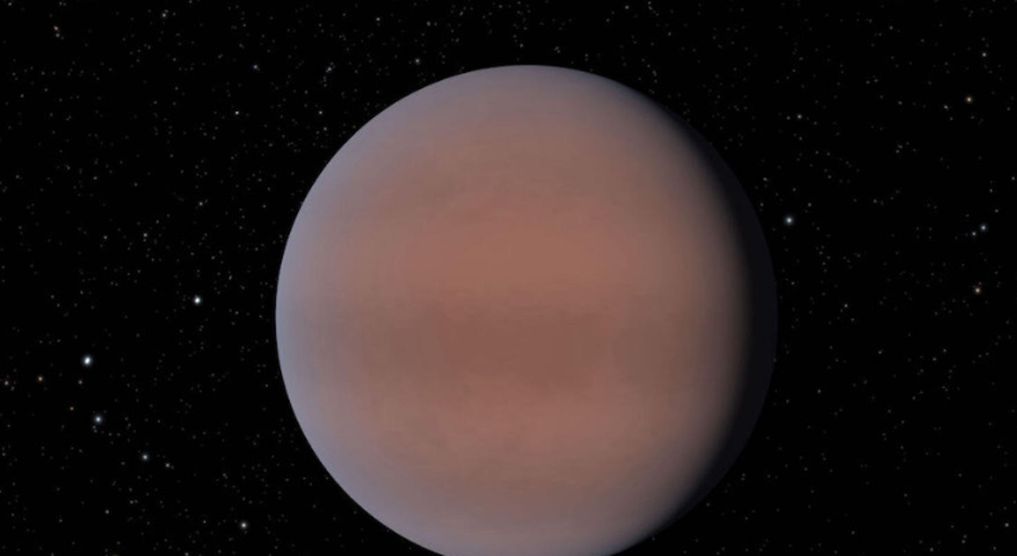 一颗与海王星相似并可能具有水态云的系外行星