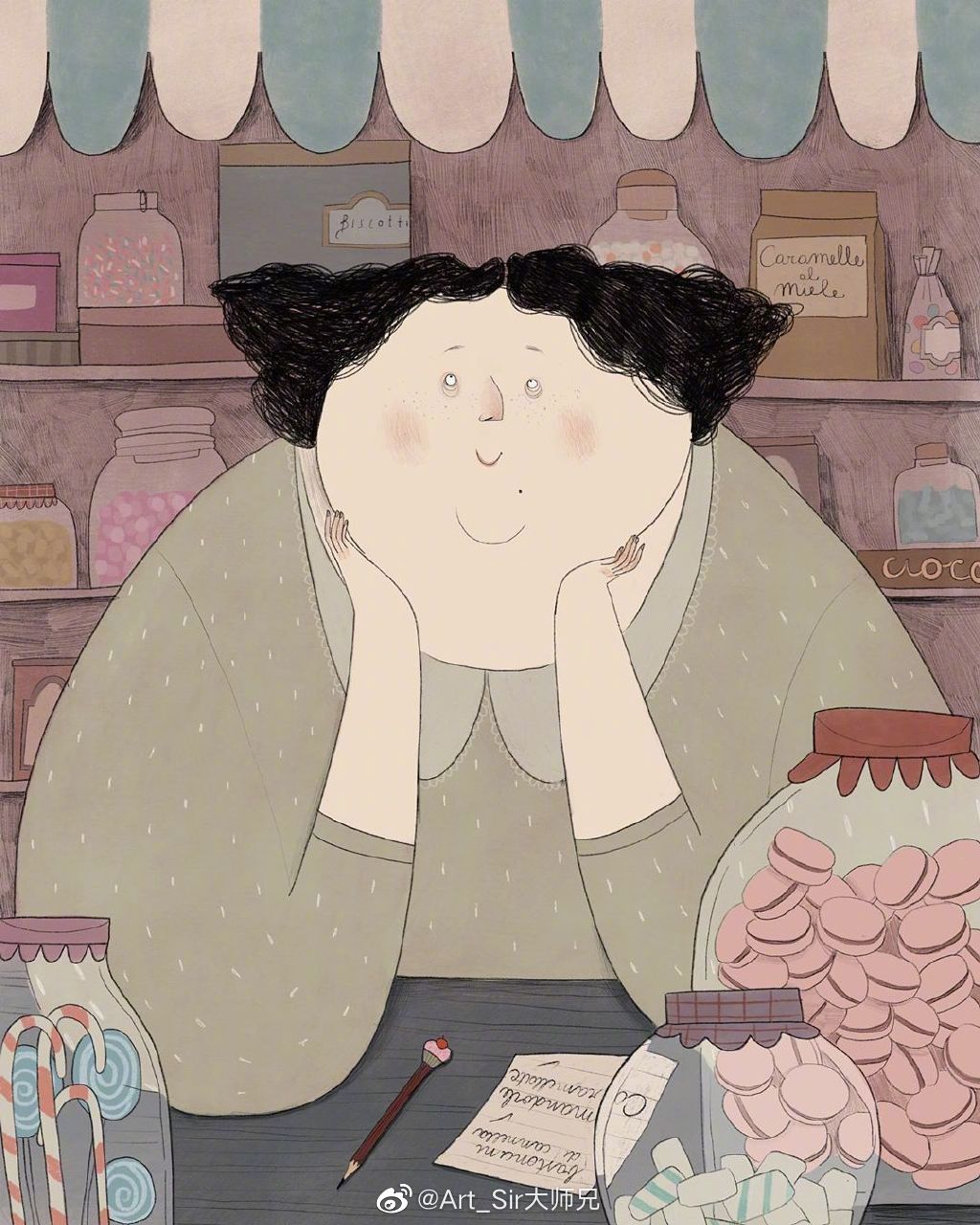 胖胖的亚子插画师Giulia Pintus