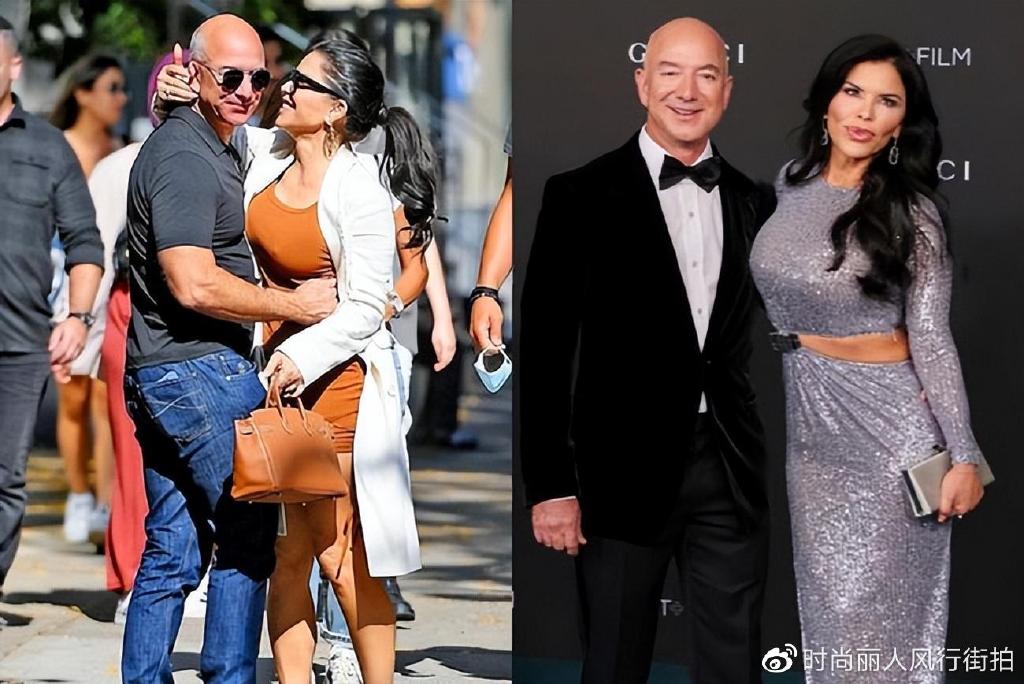 贝索斯把53岁女友宠成女王！开私人飞机秀恩爱，女友露脐装辣翻