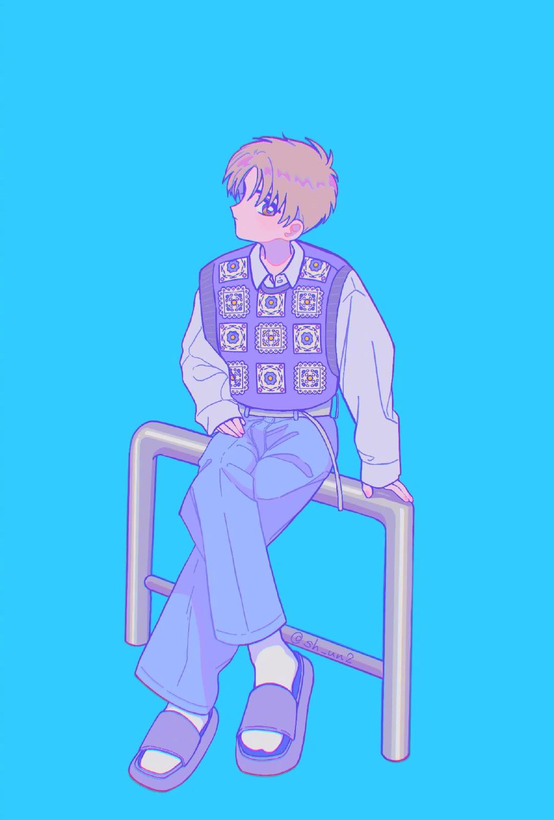 是一些李小狼的穿搭日常照，小狼好潮啊 .twi：sh_un2__财经头条