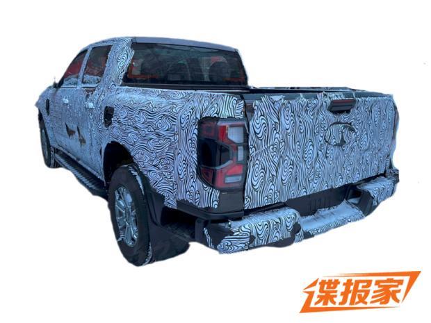 国产福特Ranger测试谍照曝光 配手动挡 后排空间并不大？-新浪汽车