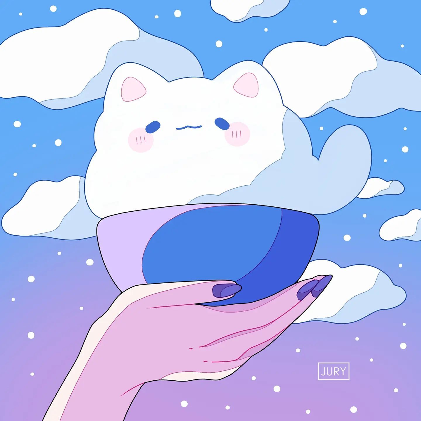 一组超可爱的插画……