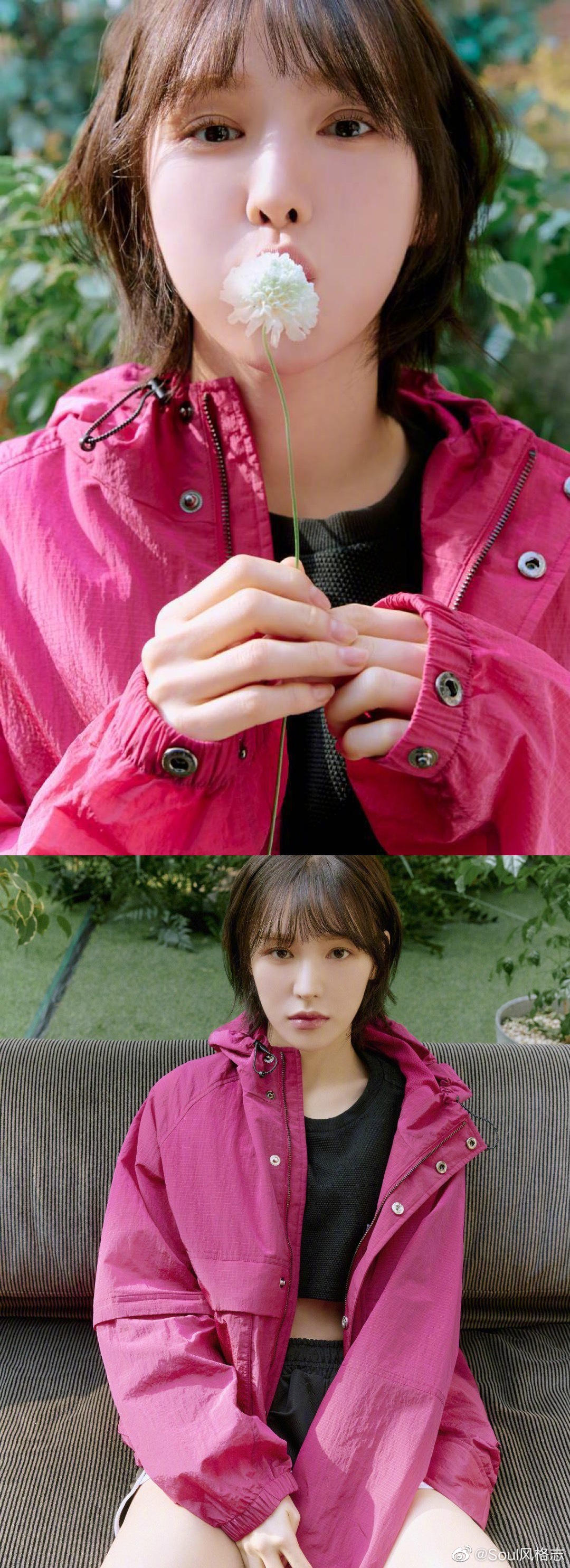 Wendy X Grooverhyme最新画报 帅气短发，活力着装……__财经头条