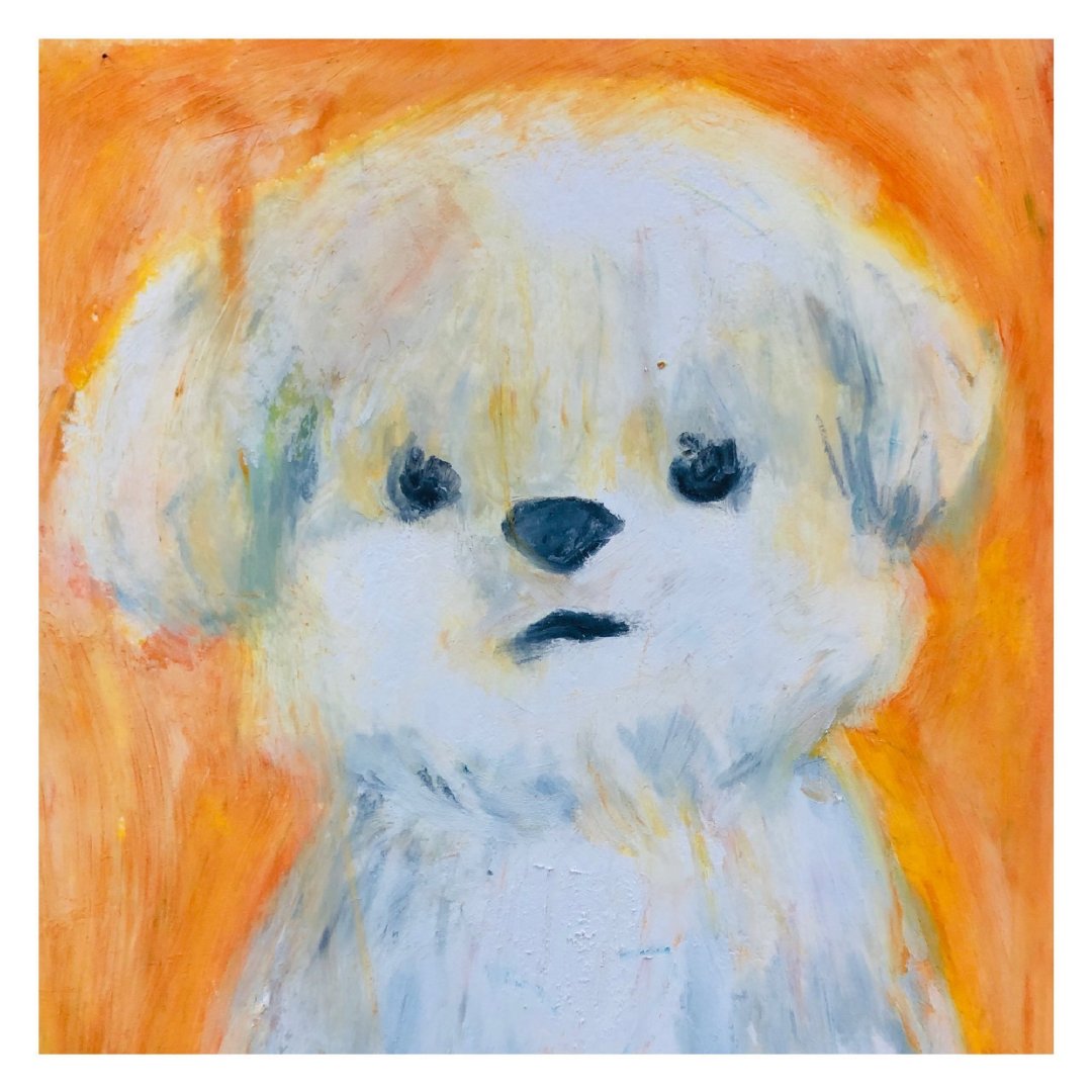 太可爱了吧！艺术家YEYE为自家狗狗画的画像！__财经头条