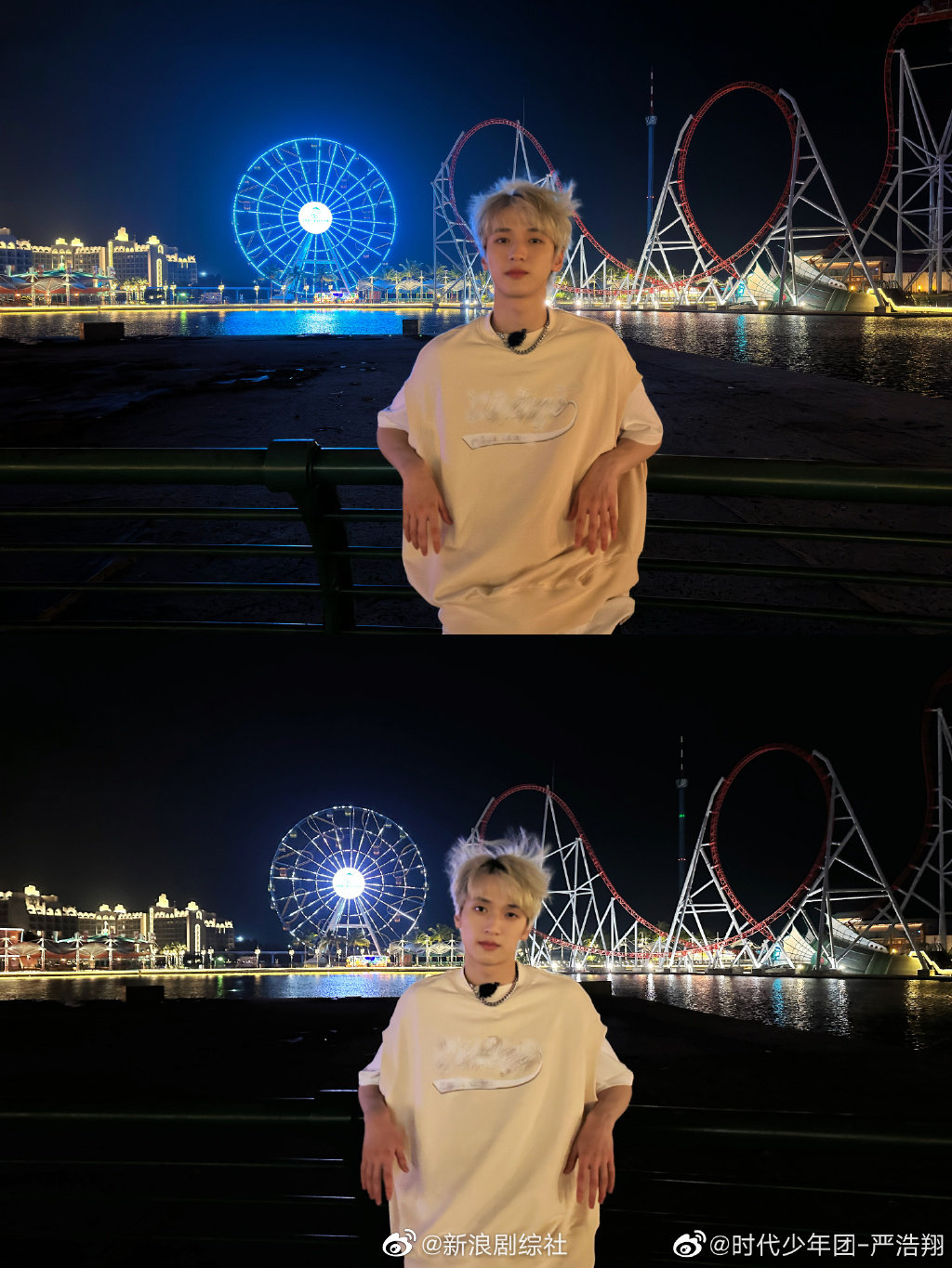 严浩翔的游乐园随拍虽迟但到，轻松撩到我__财经头条