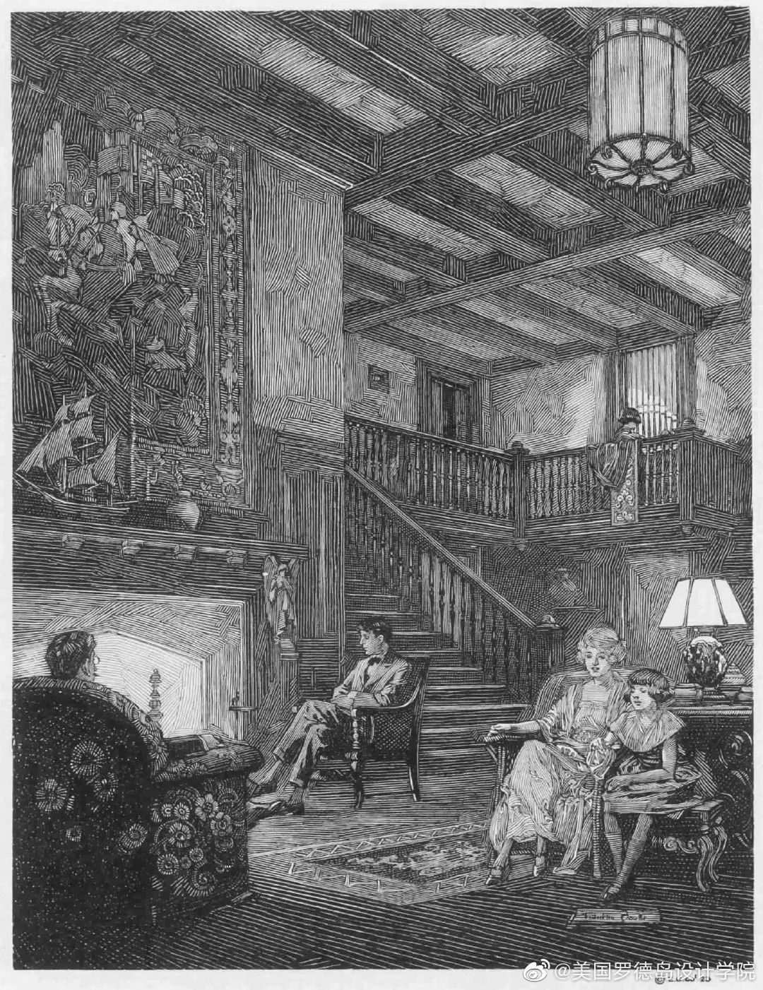 美国插画家富兰克林·布斯(Franklin Booth)惊人的笔墨绘画……__财经头条