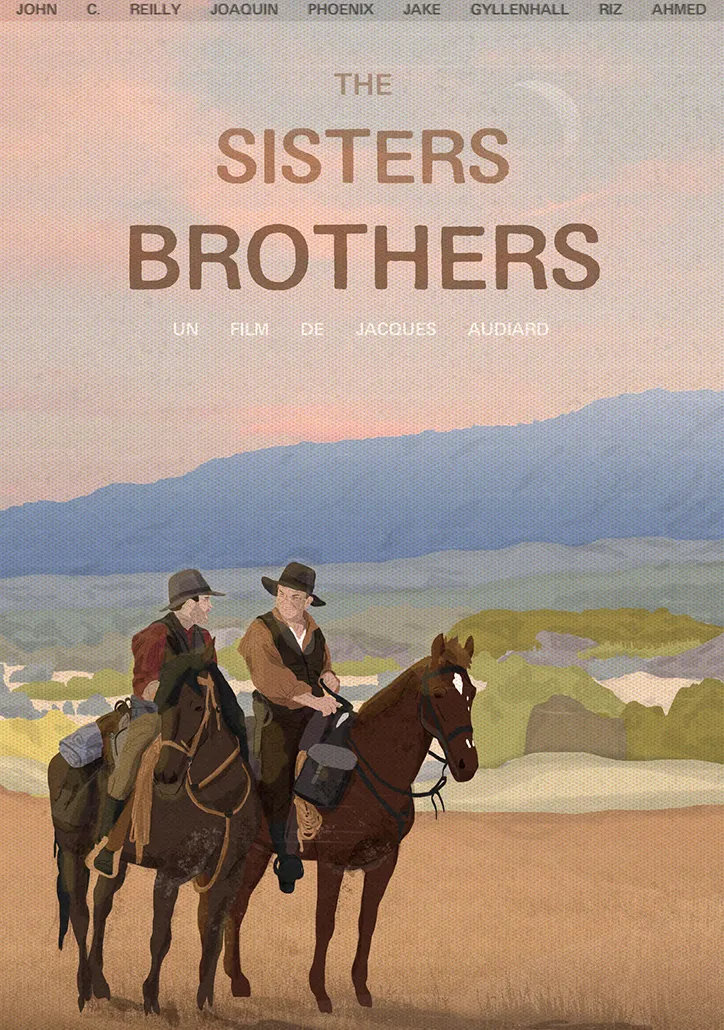 来自英国设计师 Jamie Edler 的插画风电影海报作品