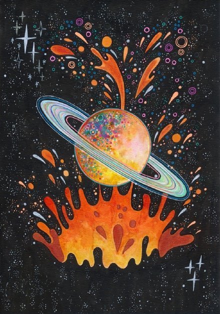 宇宙星海插画师 Asja Boros