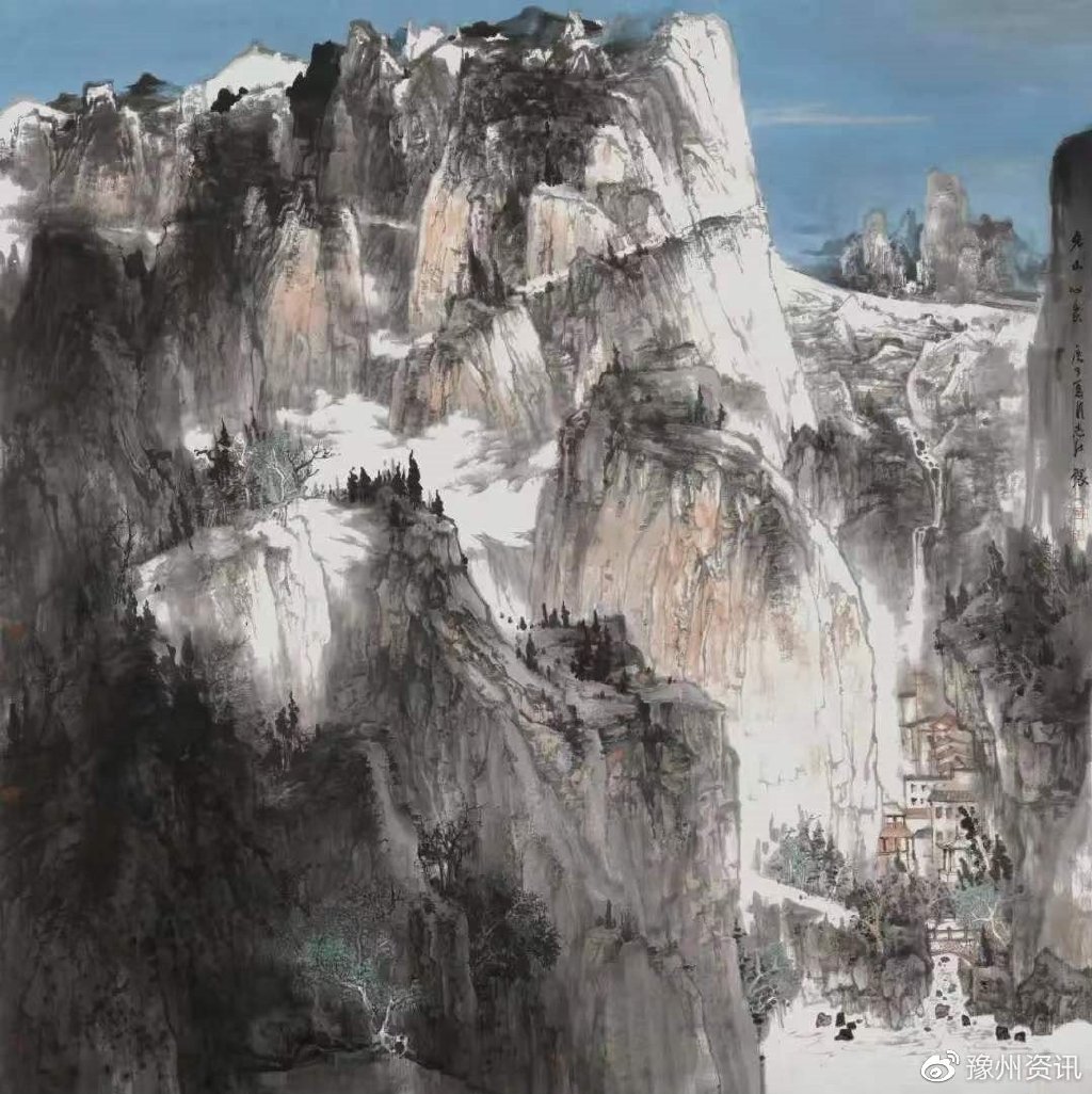 山水画名家焦志红作品鉴赏|太仓|中国美术家|山水画_新浪新闻