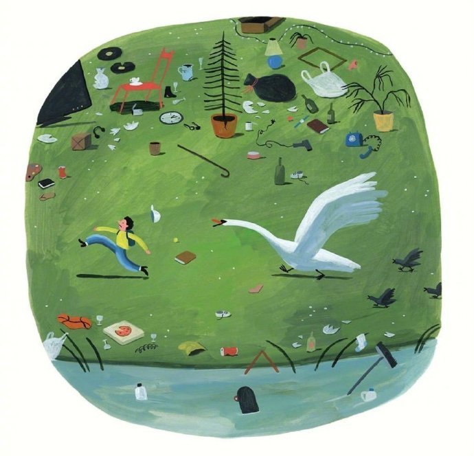 插画师 Marc Majewski 用画笔定格一个个美好的生活瞬间…………