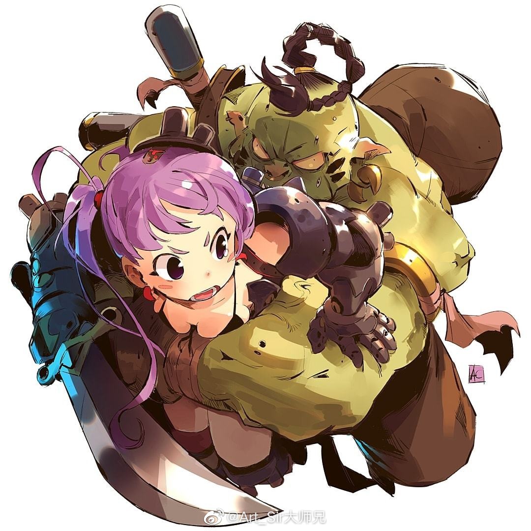 可爱人设插画画师andrew cockroach