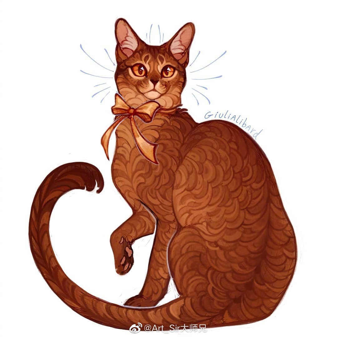 漂亮的喵星人插画师Commissions closed （Ins:giulialibard）