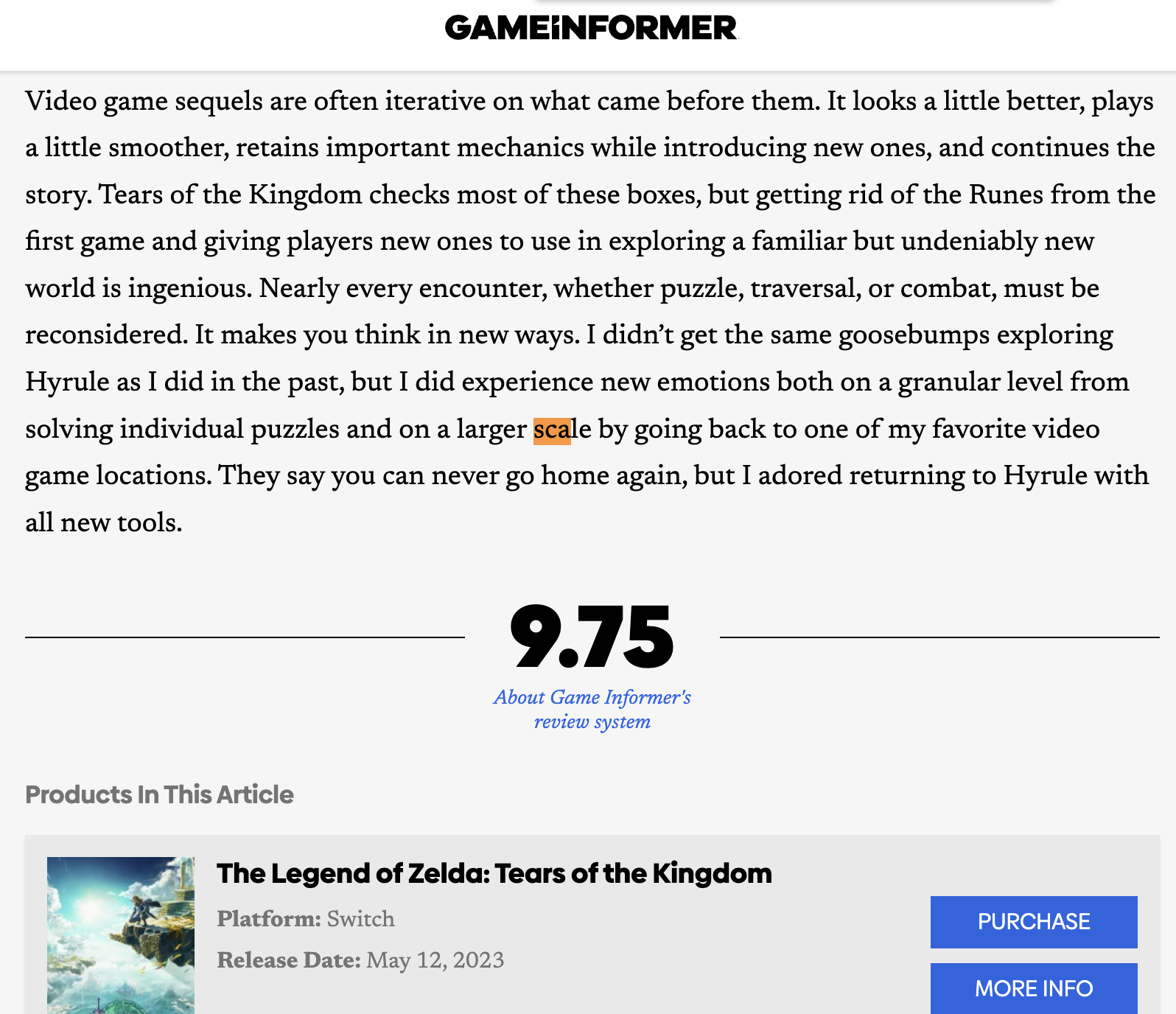 媒体评分解禁：Metacritic 96分，IGN 10分，GameSpot 10分……__财经头条