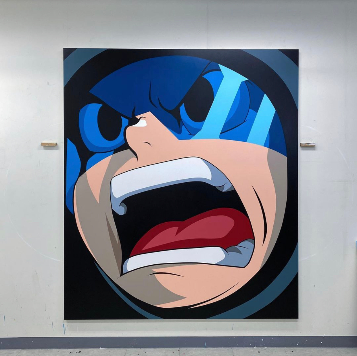 上次在上海ART021上第一次见Aokizy的作品……