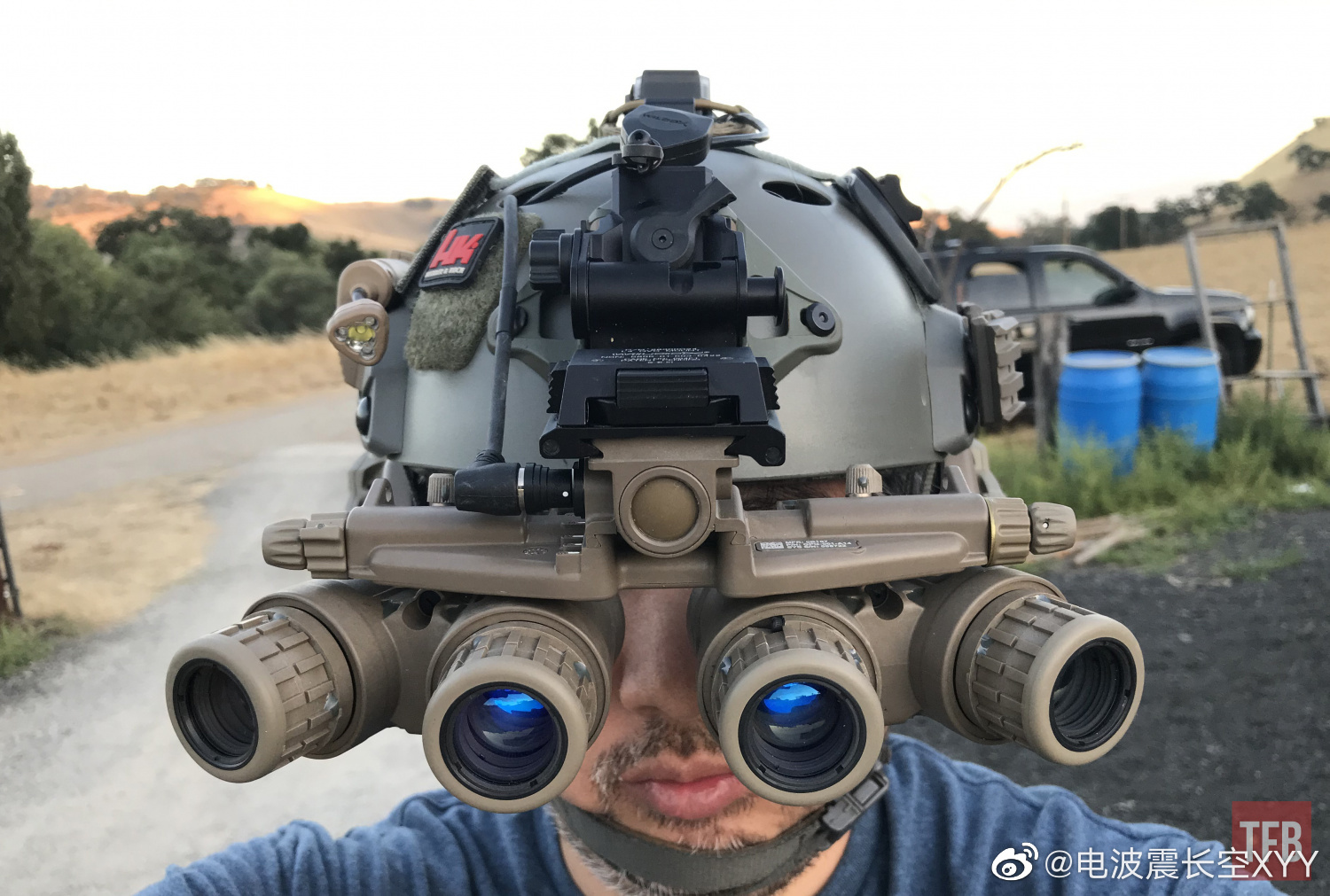 俄罗斯研制的IT-ONV-01四眼夜视仪……