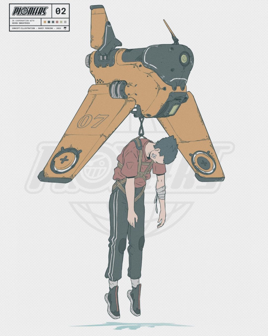 插画师 Davey Perkins__财经头条