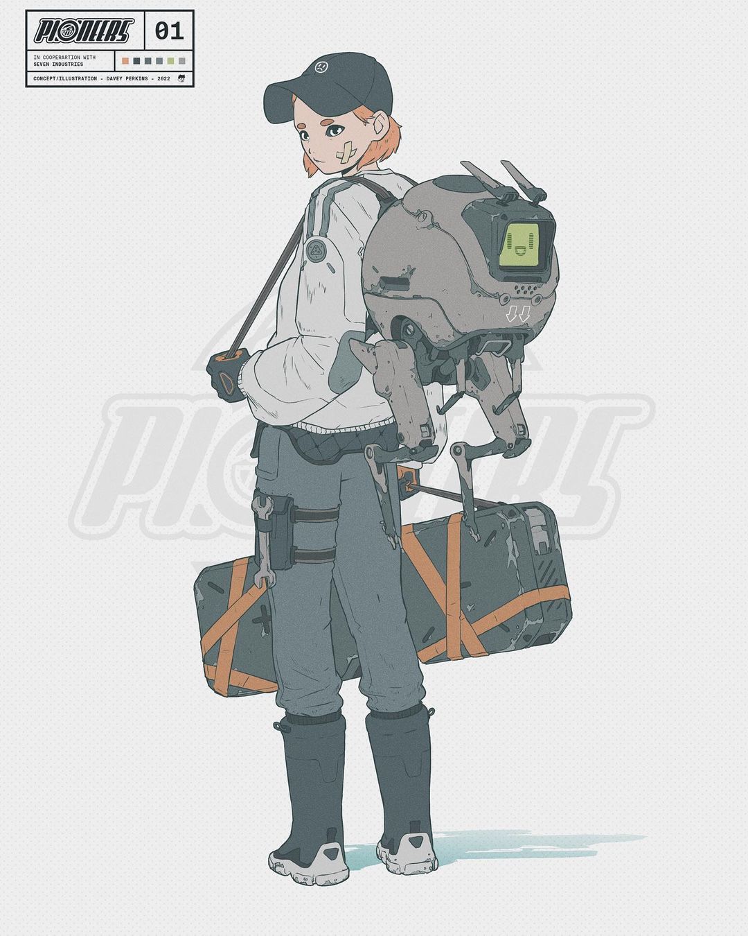 插画师 Davey Perkins__财经头条