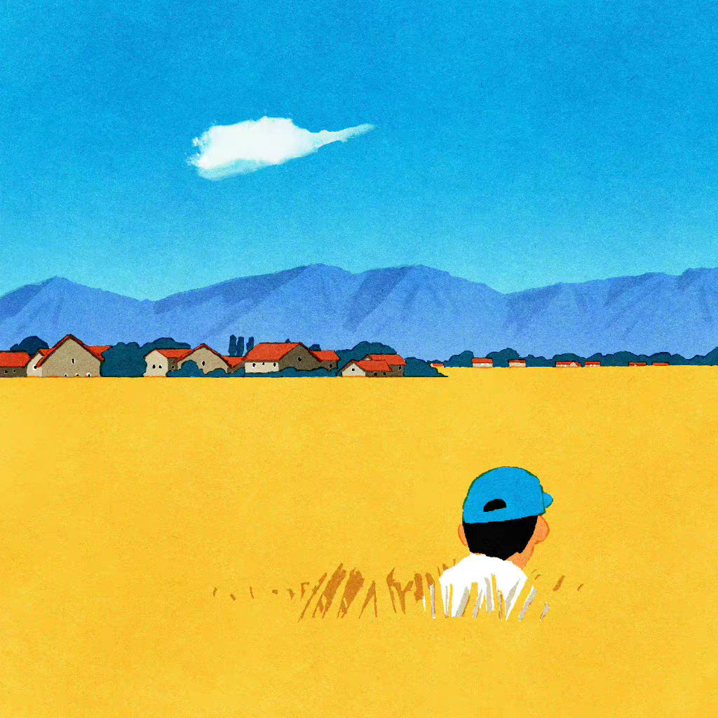 来自插画师 飯田研人（Kento IIDA）绘画作品，画风清新治愈！