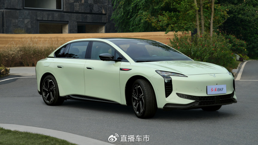 红旗EH7：告诉你自然美学+高端品质的国车典范是什么？-新浪汽车