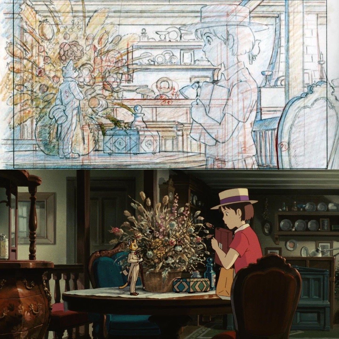 分享一组宫崎骏的手稿设计__财经头条