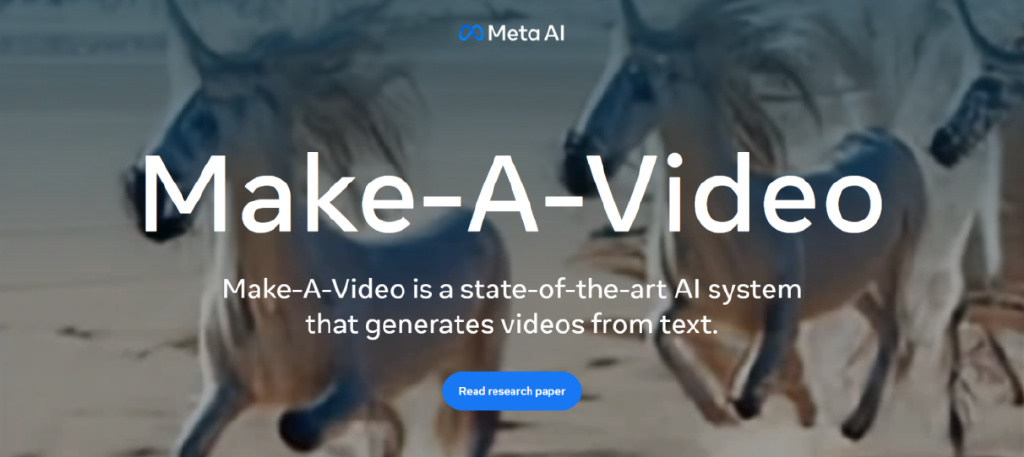 Meta新推出Make-A-Video，几个字自动生成视频，连视频类博主也要集体__财经头条