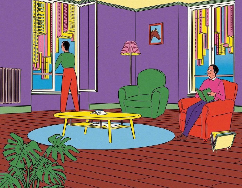 法国艺术家 Simon Bailly 的复古插画，表达耐人寻味