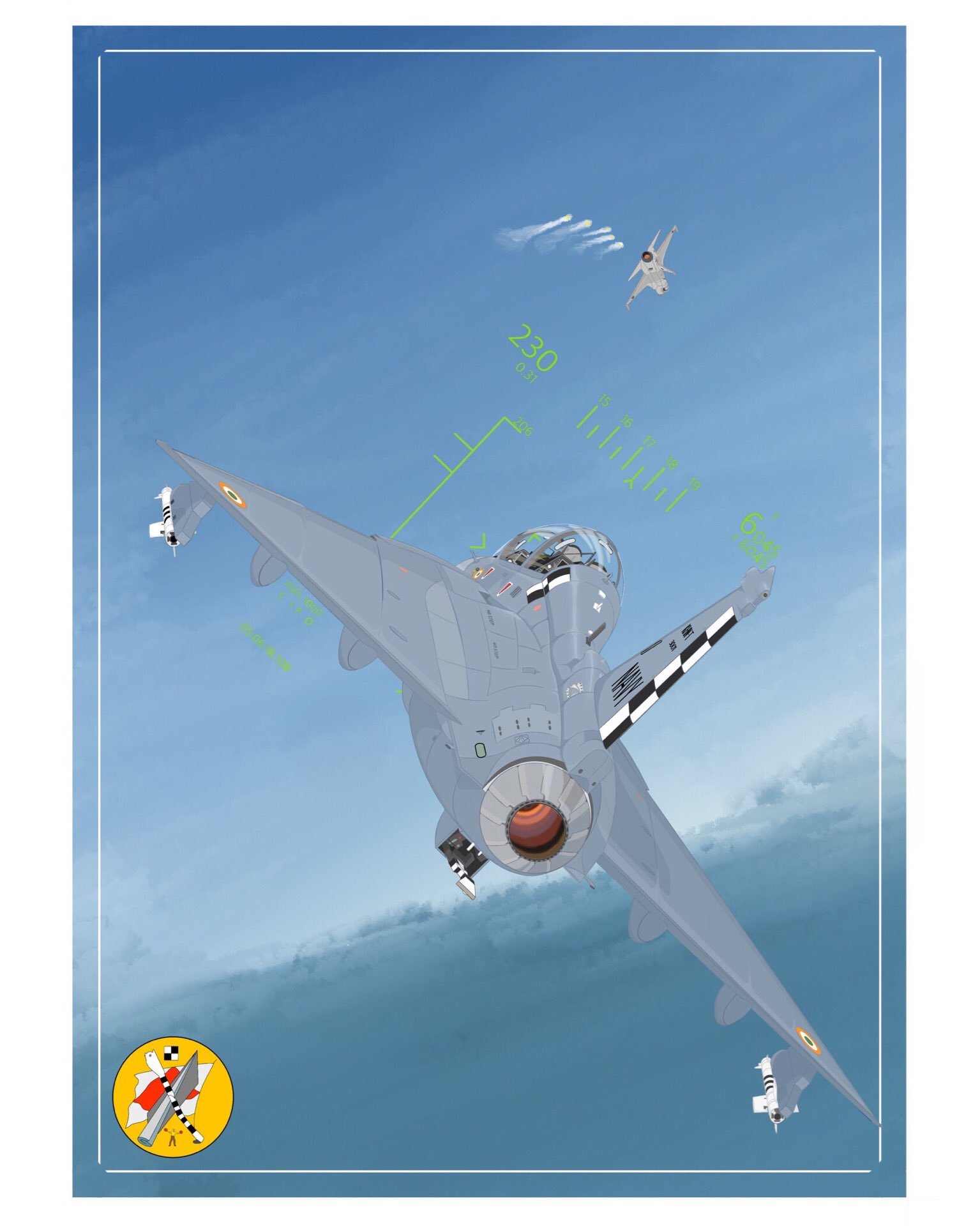 印度军事文创，P-8发射鱼雷攻击水面航行的094核潜艇……