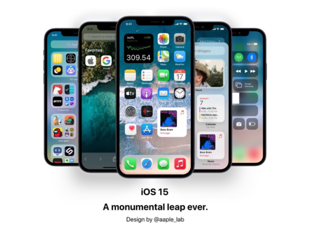 苹果iOS 15系统概念图曝光！大都是安卓玩过的但很实用__财经头条
