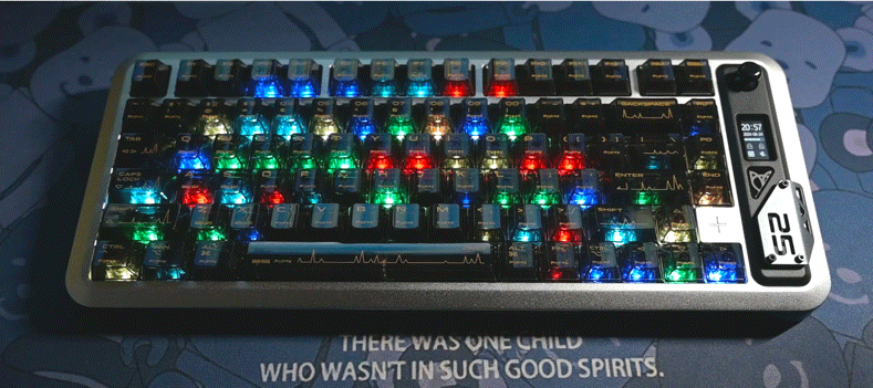 体验PIIFOX WALKER75：游戏与办公的全能键盘|键盘|摇杆|键帽_新浪新闻